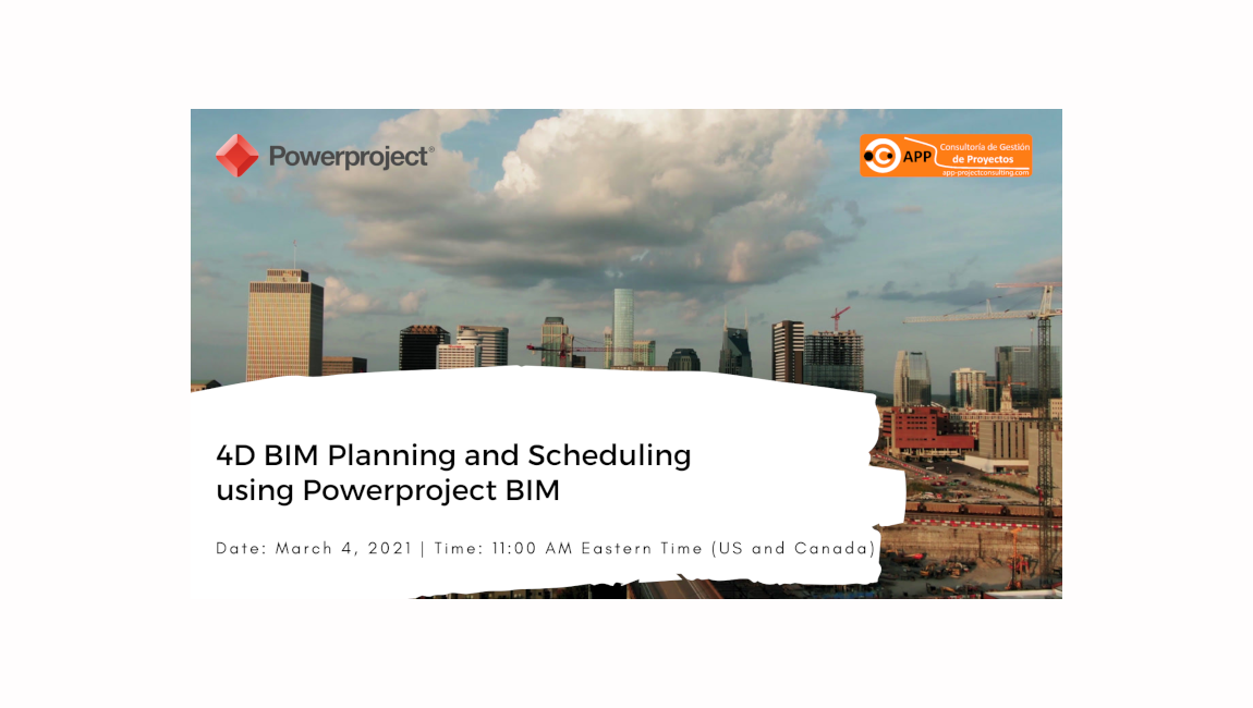 4D BIM Planning and Scheduling using Powerproject BIM - Free Webinar ...