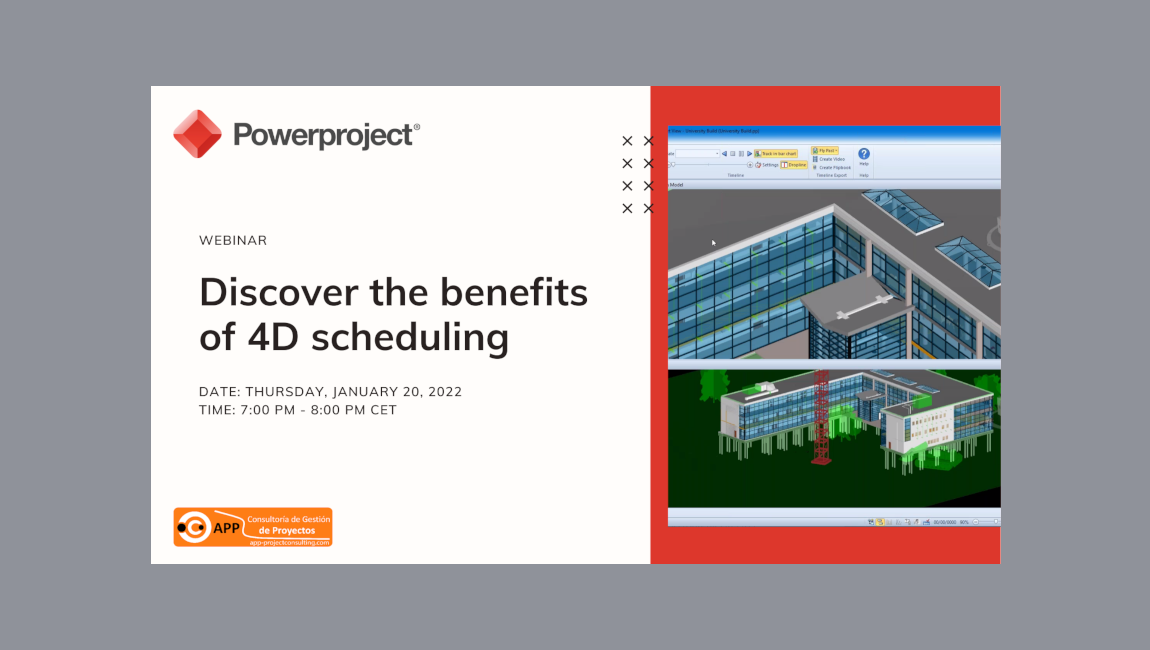 Powerproject BIM: Discover the benefits of 4D scheduling
