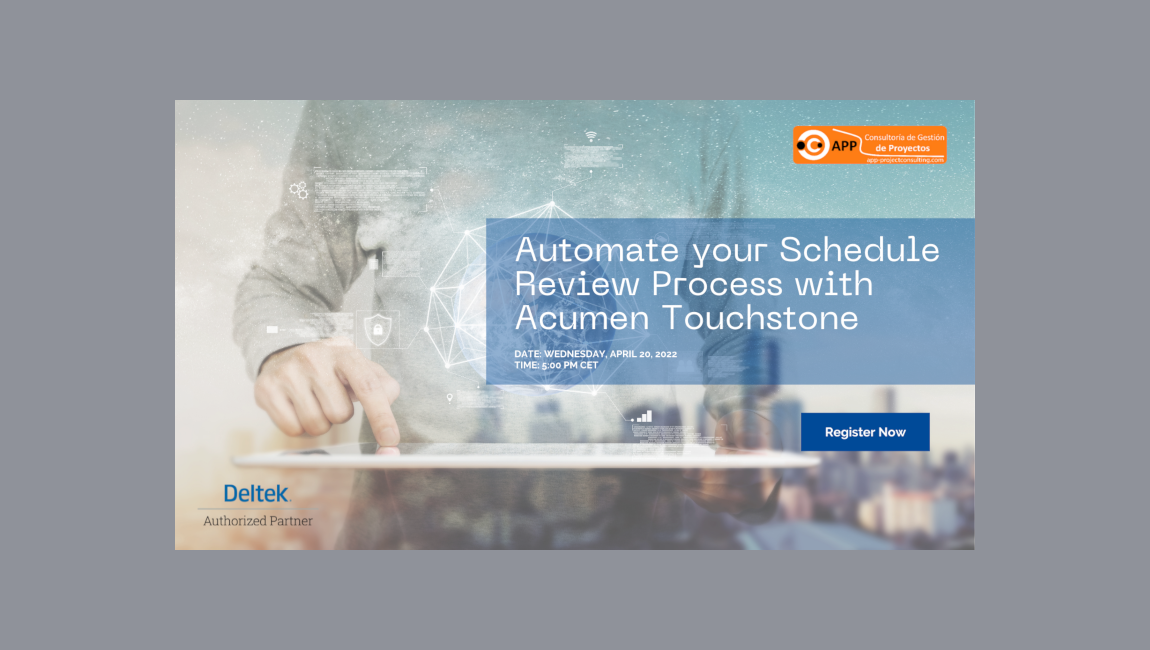 Automate your Schedule Review Process with Acumen Touchstone - APP ...